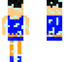 stickman ui goku | Minecraft Skin