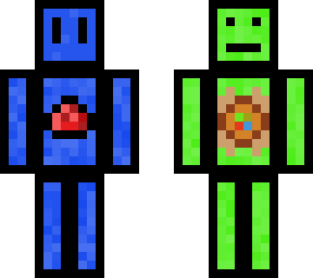 Cubic man | Minecraft Skin