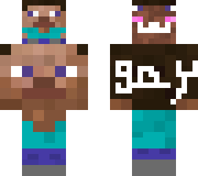 goofy ahh steve | Minecraft Skin