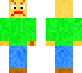 mad baldi | Minecraft Skin