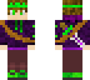 Neon pea | Minecraft Skin
