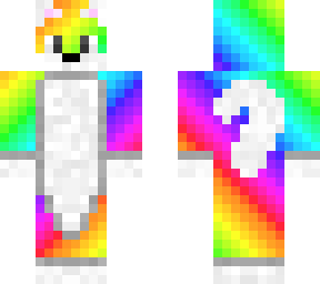 rainbow fox | Minecraft Skins