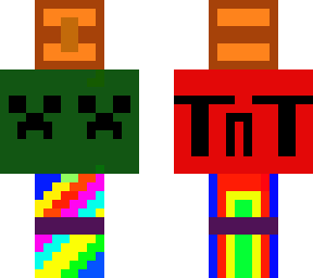 tnt head | Minecraft Skins