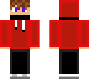 Chill PvP guy in Red | Allowed for free YouTube skin | Minecraft Skin