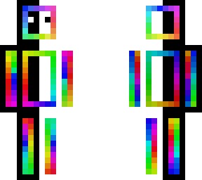 cool rainbow skin | Minecraft Skin