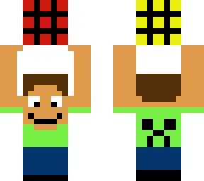 jimmy with a rubix cube | Minecraft Skin