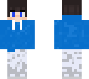 blue gamer | Minecraft Skin