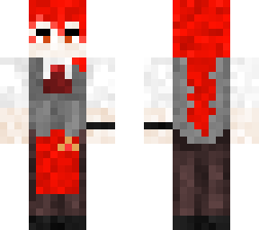 Diluc: Tavern Skin - Genshin Impact | Minecraft Skin