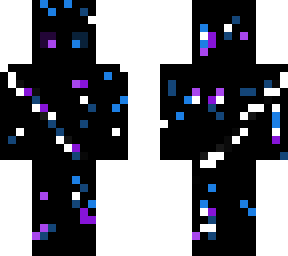 Galaxy splatter | Minecraft Skin