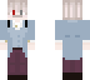 Jack the Ripper made with VahsiNafia's white hair base | Minecraft Skin