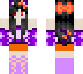 midnight(my OC) + KC from aphmau | Minecraft Skin