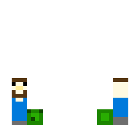 steve walking with slime | Minecraft Skin