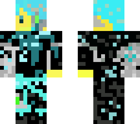 blue cyborg boy | Minecraft Skin