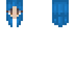blue hair | Minecraft Skin