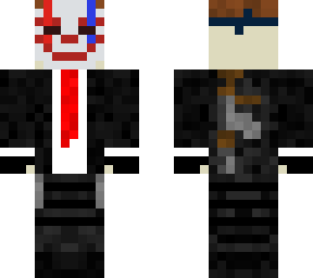 Classic Clown mask robber | Minecraft Skin
