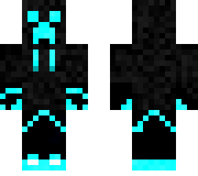 Cyan creeper | Minecraft Skin