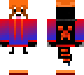 Le Panda Roux a la Fte | Minecraft Skin