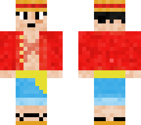 Monkey D Ruffy | Minecraft Skin