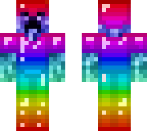 rainbow creeper | Minecraft Skins