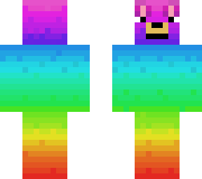 rainbow wolf | Minecraft Skin