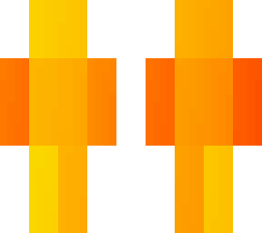 Red to yellow Gradient | Minecraft Skin