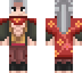 sasaki kojiro(Record of Ragnarok) | Minecraft Skin