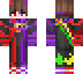 shams252playz crimson and corruption | Minecraft Skin