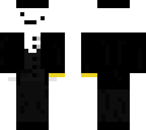 Stickman tuxedo suit | Minecraft Skin