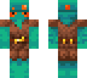 Warped Sporeling (Dimension Traveller) | Minecraft Skin