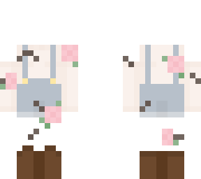 ~*Cute Floral Outfit*~ | Minecraft Skin