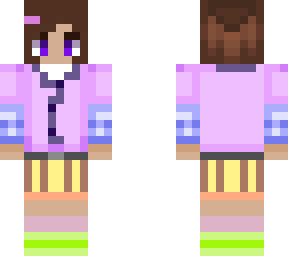 Bright colored minecraft person | Minecraft Skin