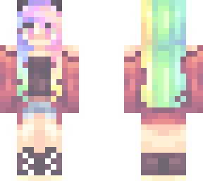 rainbow panda | Minecraft Skins