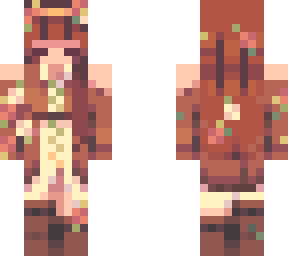 poppies in the woods ; te | Minecraft Skin