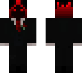 Red version in a suit | Minecraft Skin