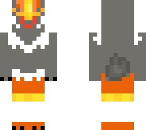 Shiny Cinderace Skin | Minecraft Skin