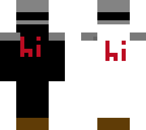 The Hi skin 3.1 (with helmat) | Minecraft Skin