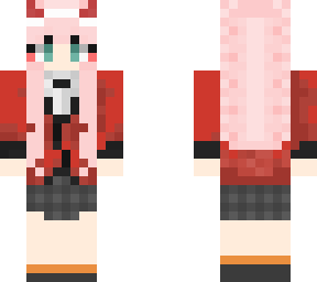 Zero two | Minecraft Skin