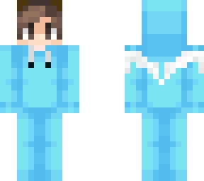 Blue Onesie Angle Boy | Minecraft Skin