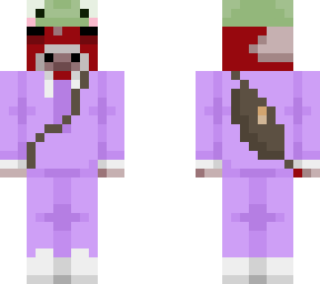 mushroom cow in purple suit | Minecraft Skin