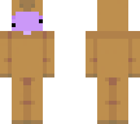 Purple dummy in capybara drip | Minecraft Skin