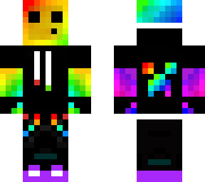 Rainbow Slime Minecraft Skin