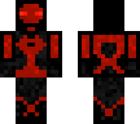 red and black skin concept | Minecraft Skin