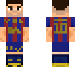 2012 Barca Messi | Minecraft Skin