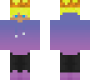 Blond Crown Mlok | Minecraft Skin