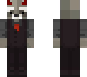 Demon Raccoon | Minecraft Skin