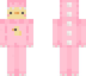 Pink Dino Duck | Minecraft Skin