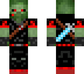 ZOMBIE RED V2 | Minecraft Skin
