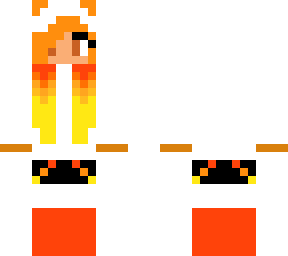 Blaze Girl | Minecraft Skin