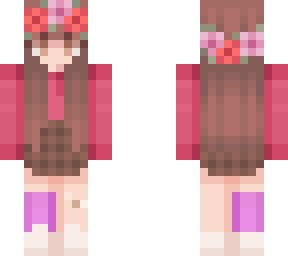 Cute Flower Girl | Minecraft Skin