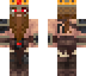 Evil Dwarf King | Minecraft Skin